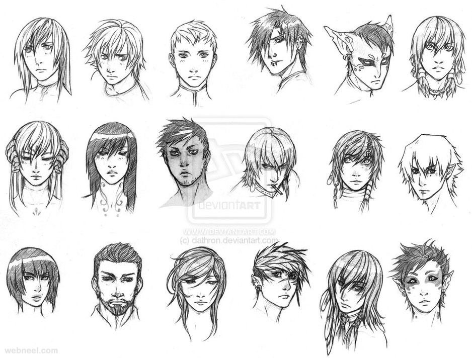 Anime Characters Drawing 15