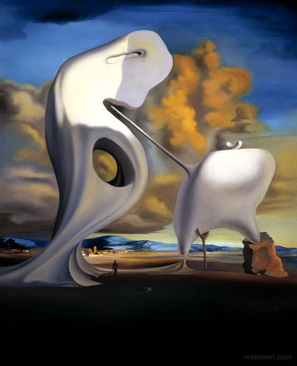 Millet Architectonic Surreal Paintings By Salvador Dali 20