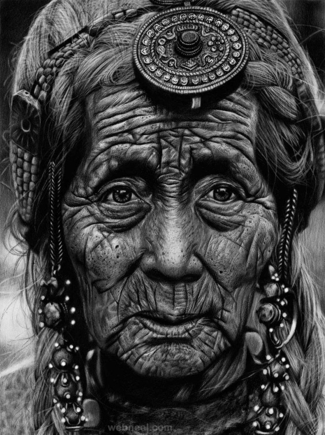 Portrait Pencil Drawing By Bombasoldier 16 Portrait Pencil Drawing By Bombasoldier 16