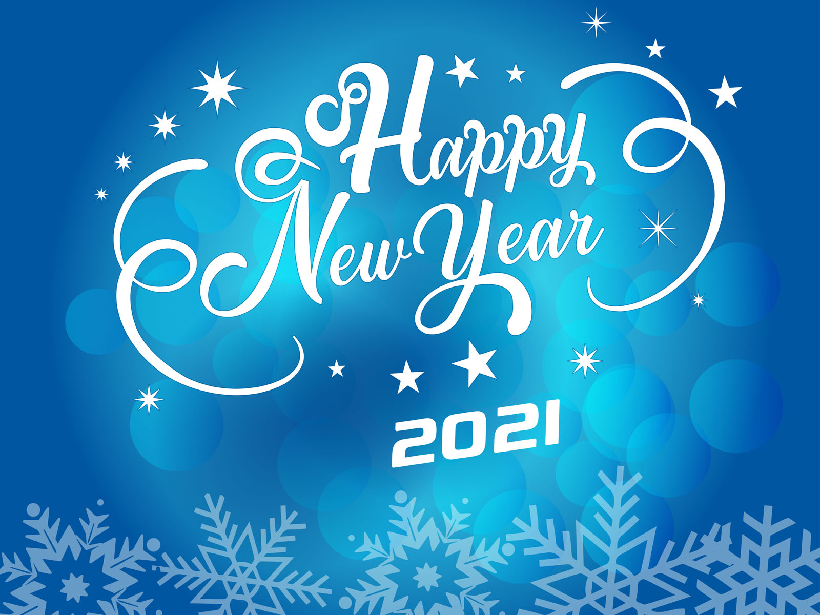 Happy New Year Greeting Design Gold HooDoo Wallpaper
