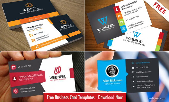 Business Card Template Adobe Photoshop Free Design Falasmonster