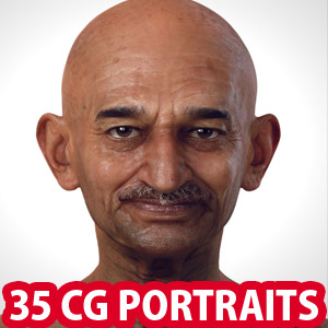 30 Amazing Celebrity 3D Models and CG Character Design Inspiration