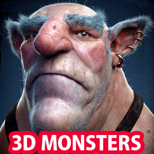 25 Stunning 3D Monsters and Evil Characters for your inspiration