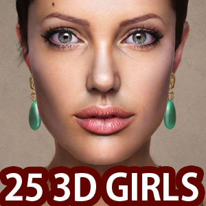 40 Most Beautiful 3D Woman Character designs and models