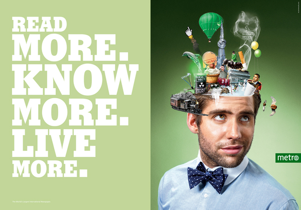 Creative and Inspiring Advertisement Photos from Metro campaign