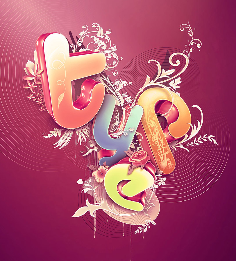 25 Creative Typography Designs by NikAinley - Testing the Boundaries of ...
