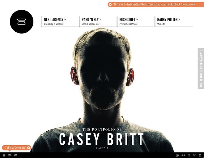 50 Creative Html5 Websites Design examples from Top Designers - part 2