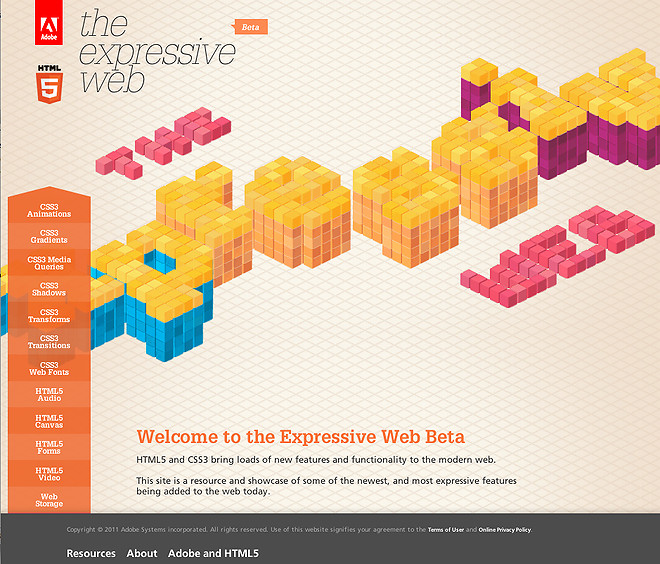 50 Creative Html5 Websites Design examples from Top Designers - part 3