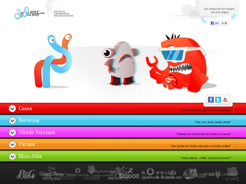 25 Beautiful and Creative Illustration themed web design examples