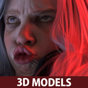 Fantastic 3D Models of Celebrities by Aleksandr Lyan