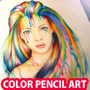 25 Beautiful Color Pencil Drawings and Creative Art works by Kristina Webb