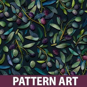 Colorful Digital illustration Art Patterns inspired by flora and fauna ...