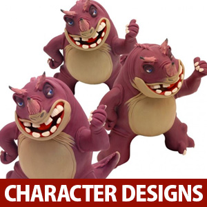 Funny 3D Character Designs and Models of Sung Jae Kim1