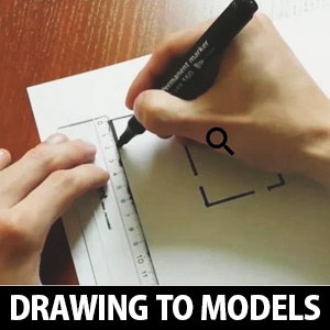 Converts your hand-drawn sketches into 3D models with VR-Architecture App