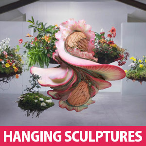 Hanging Garden Sculpture with stunning blooms by Dvein1