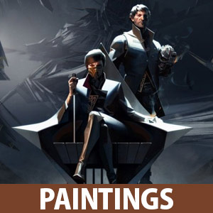 Beautiful Paintings from playstation game Dishonored 2 by Sergey Kolesov