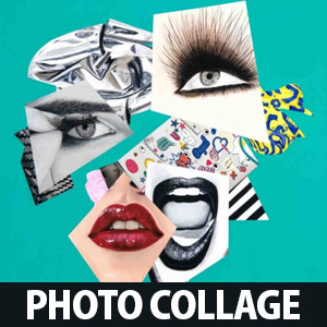 Vibrant and Eye Popping Photo Collage Portraits by Vakseen